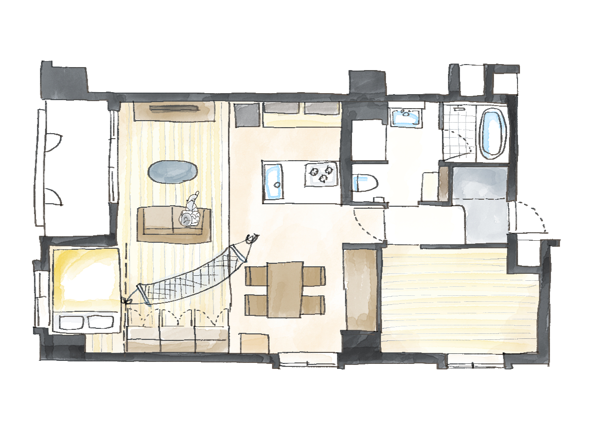 トイレと洗面所が一緒のおしゃれな間取りリノベーション実例｜マンションの水回りをホテル仕様に変身♪ | 中古マンション・戸建てリノベーション＆リフォーム